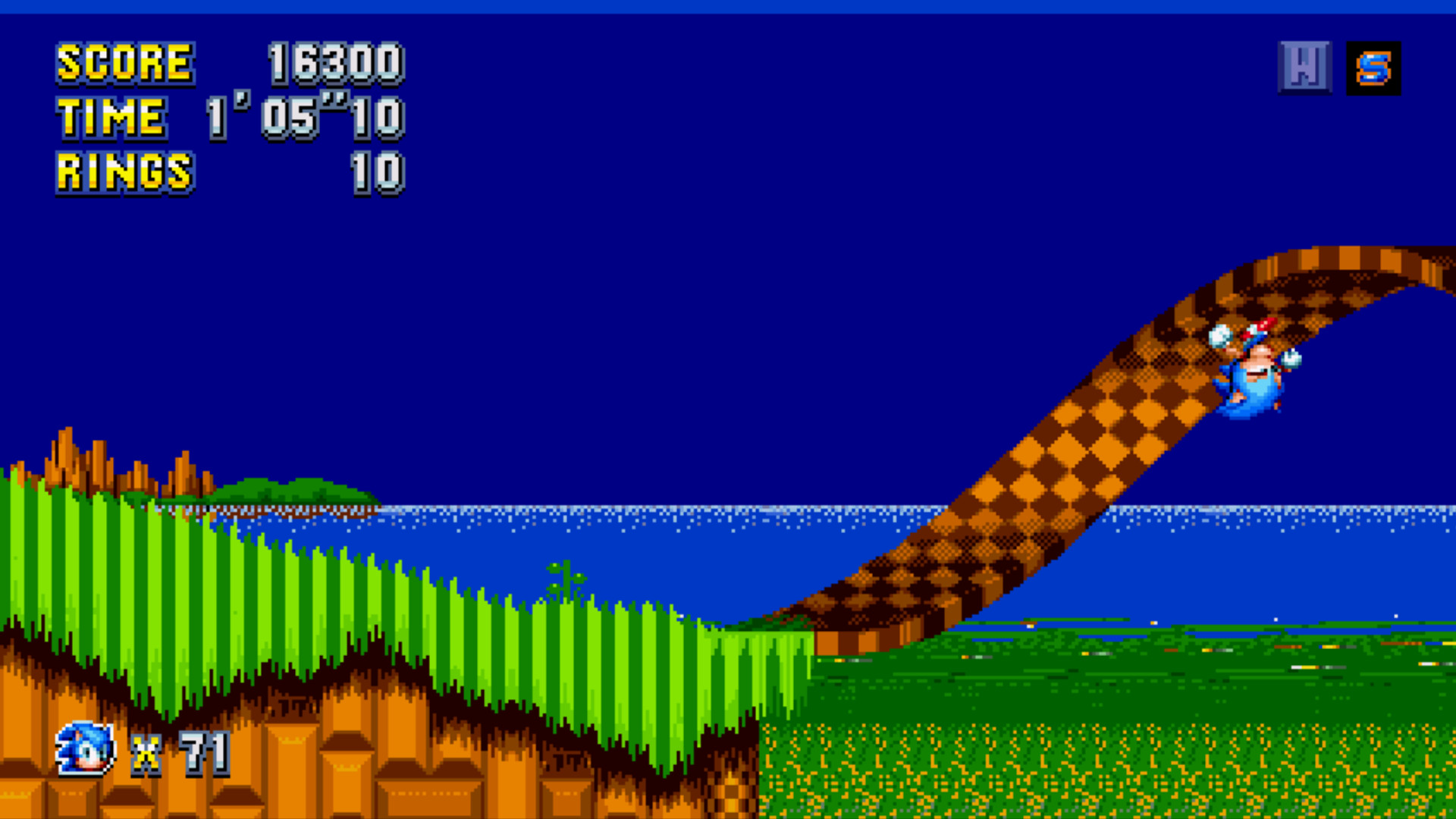 Emerald Hill Zone Work In Progress for Sonic Mania | SM Works In Progress