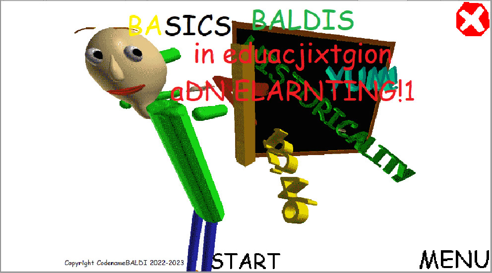 basics baldis in eduacjixtgion aDN ELARNTING!1 [Baldi's Basics] [Works ...