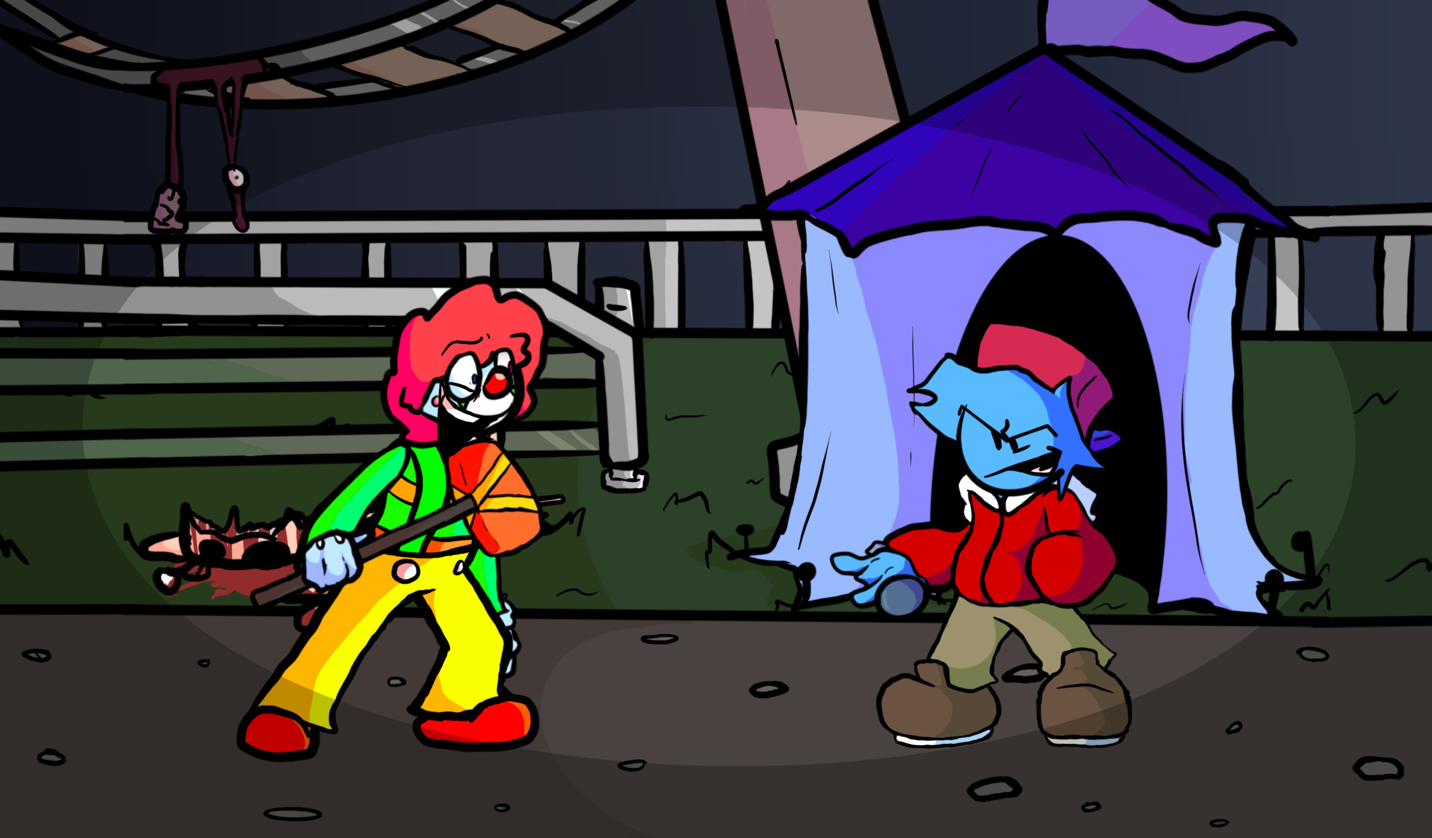 FNF VS Random Encounters V2 W.I.P [Friday Night Funkin'] [Works In ...