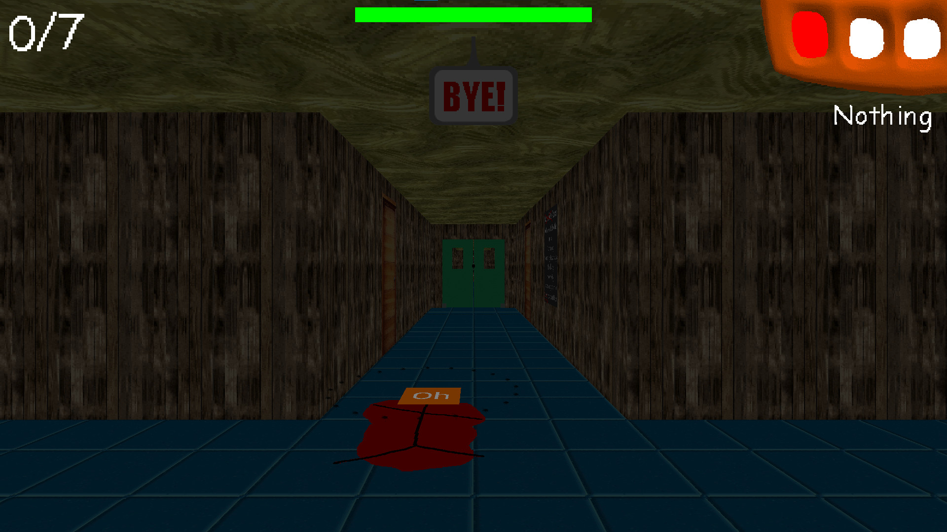 Oh Oh Memorial Work In Progress for Baldi's Basics | Baldi Works In ...