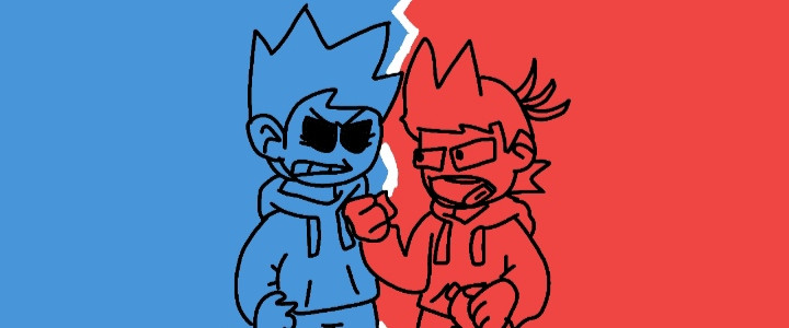 Tom blue fury vs tord red asdf [Friday Night Funkin'] [Works In Progress]