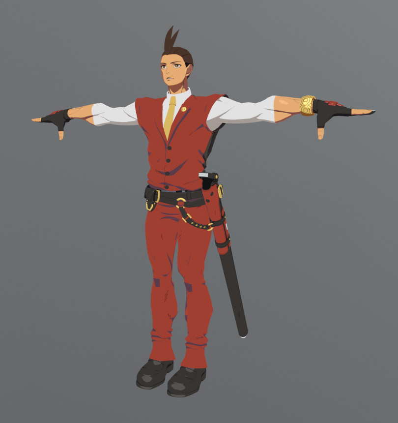 Ky Kiske as Apollo Justice Work In Progress for GUILTY GEAR -STRIVE ...