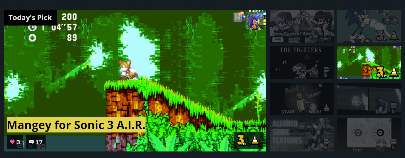 Mangey for Sonic 3 A.I.R. Work In Progress for Sonic 3 A.I.R. | S3AIR ...