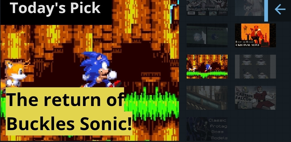 The return of Buckles Sonic! Work In Progress for Sonic 3 A.I.R ...