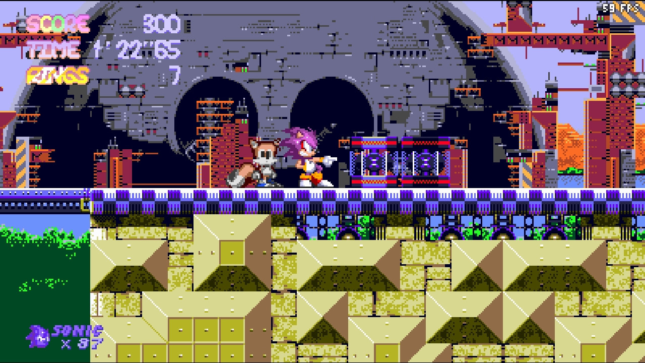 Not-so Finished D-side Sonic Mod Work In Progress for Sonic 3 A.I.R ...