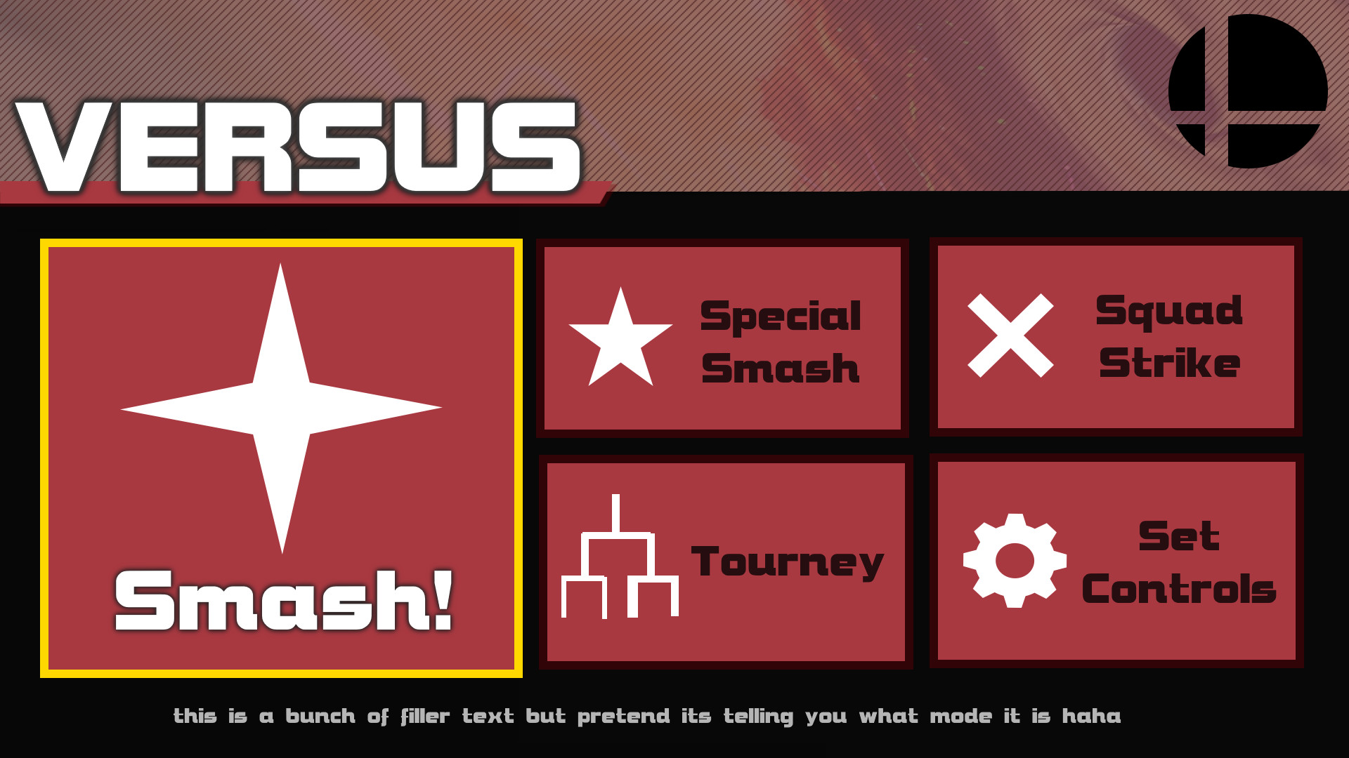 Main Menu Template/Overhaul Project [Super Smash Bros. Ultimate] [Works ...