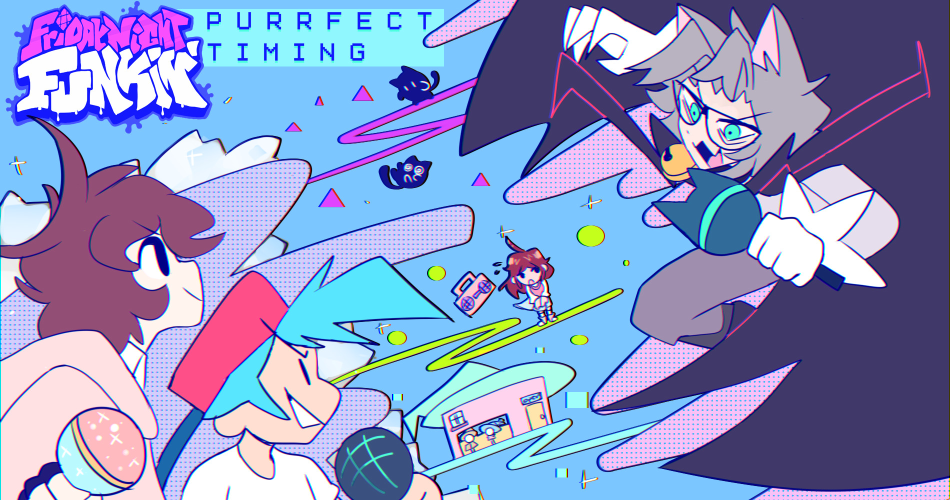 [WIP] FNF: Purrfect Timing [Friday Night Funkin'] [Works In Progress]