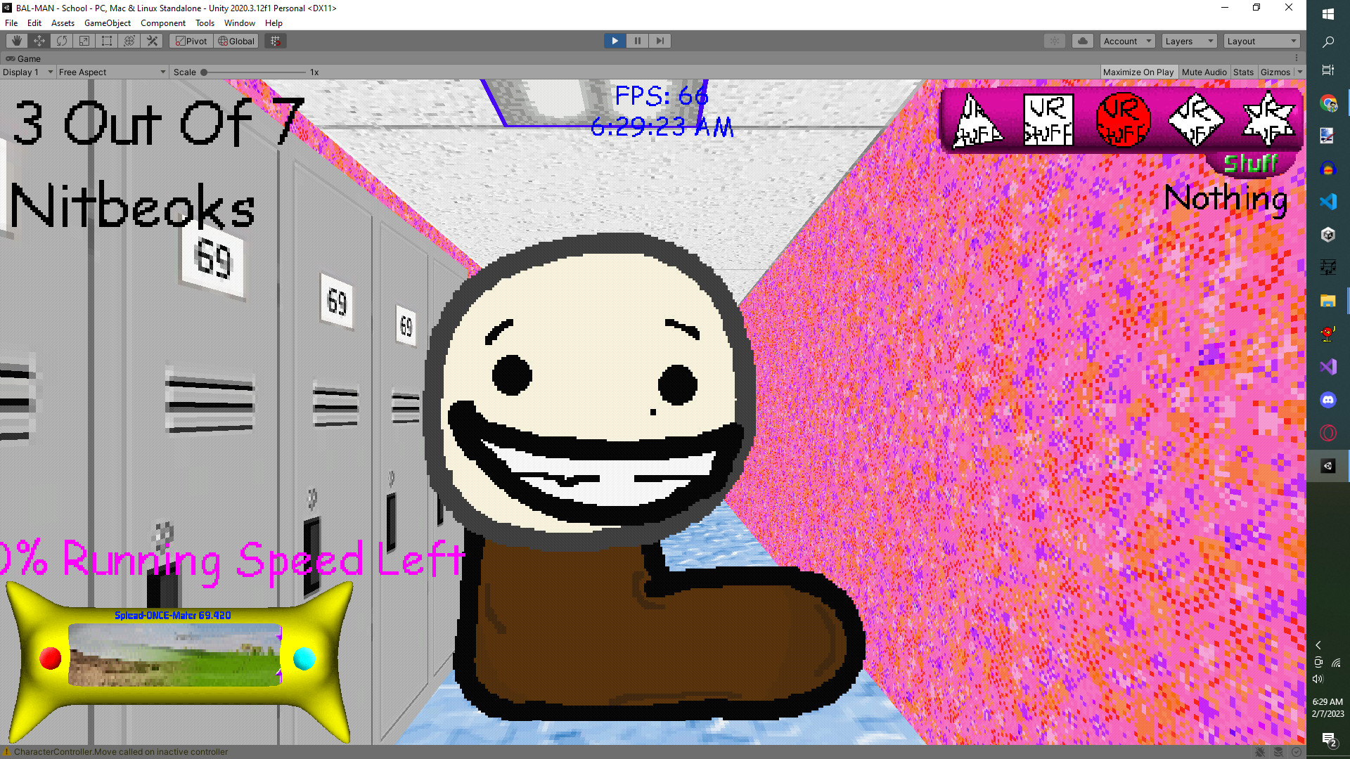 Bal-Man Sus Rehashed Work In Progress for Baldi's Basics | Baldi Works ...