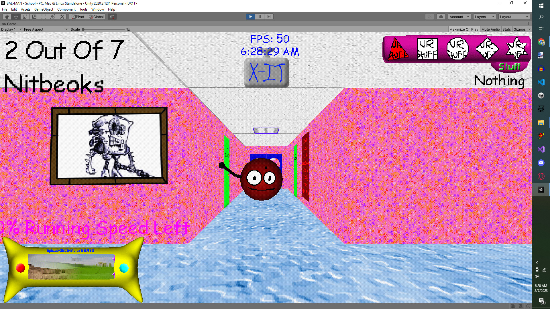 Bal-Man Sus Rehashed Work In Progress for Baldi's Basics | Baldi Works ...