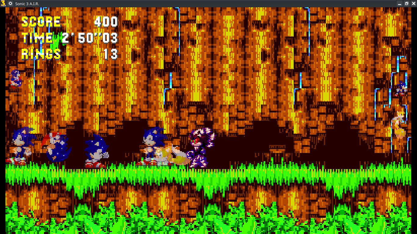 Mephiles over Knuckles Work In Progress for Sonic 3 A.I.R. | S3AIR ...