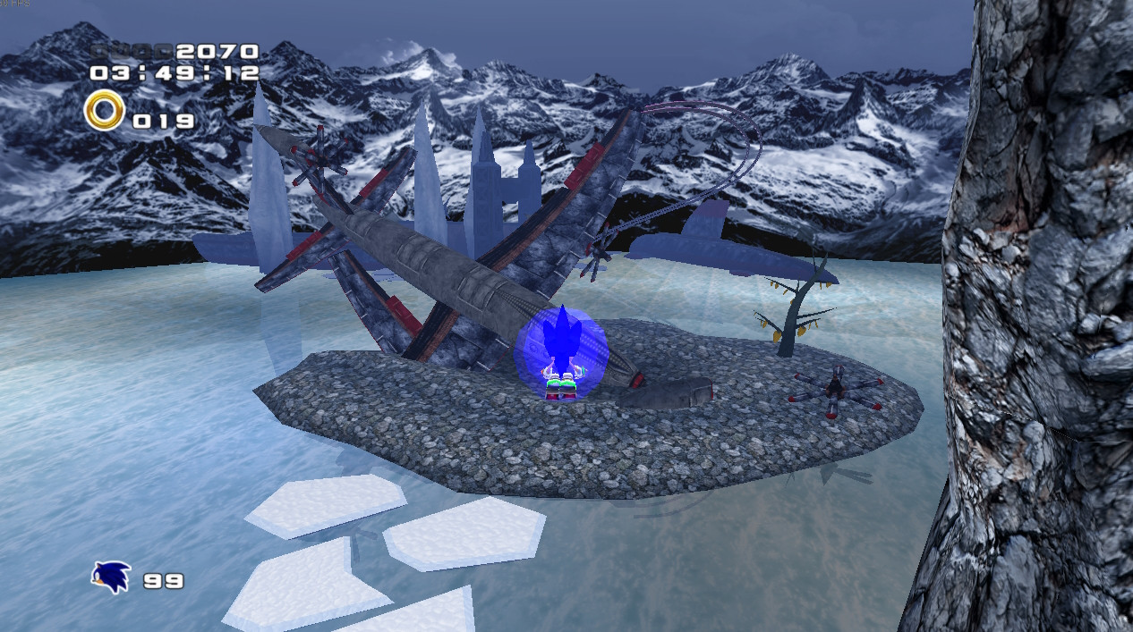 Custom Level (over Weapons Bed) Work In Progress for Sonic Adventure 2 ...