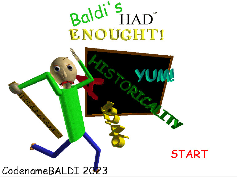 Baldi's HAD ENOUGHT! Work In Progress for Baldi's Basics | Baldi Works ...