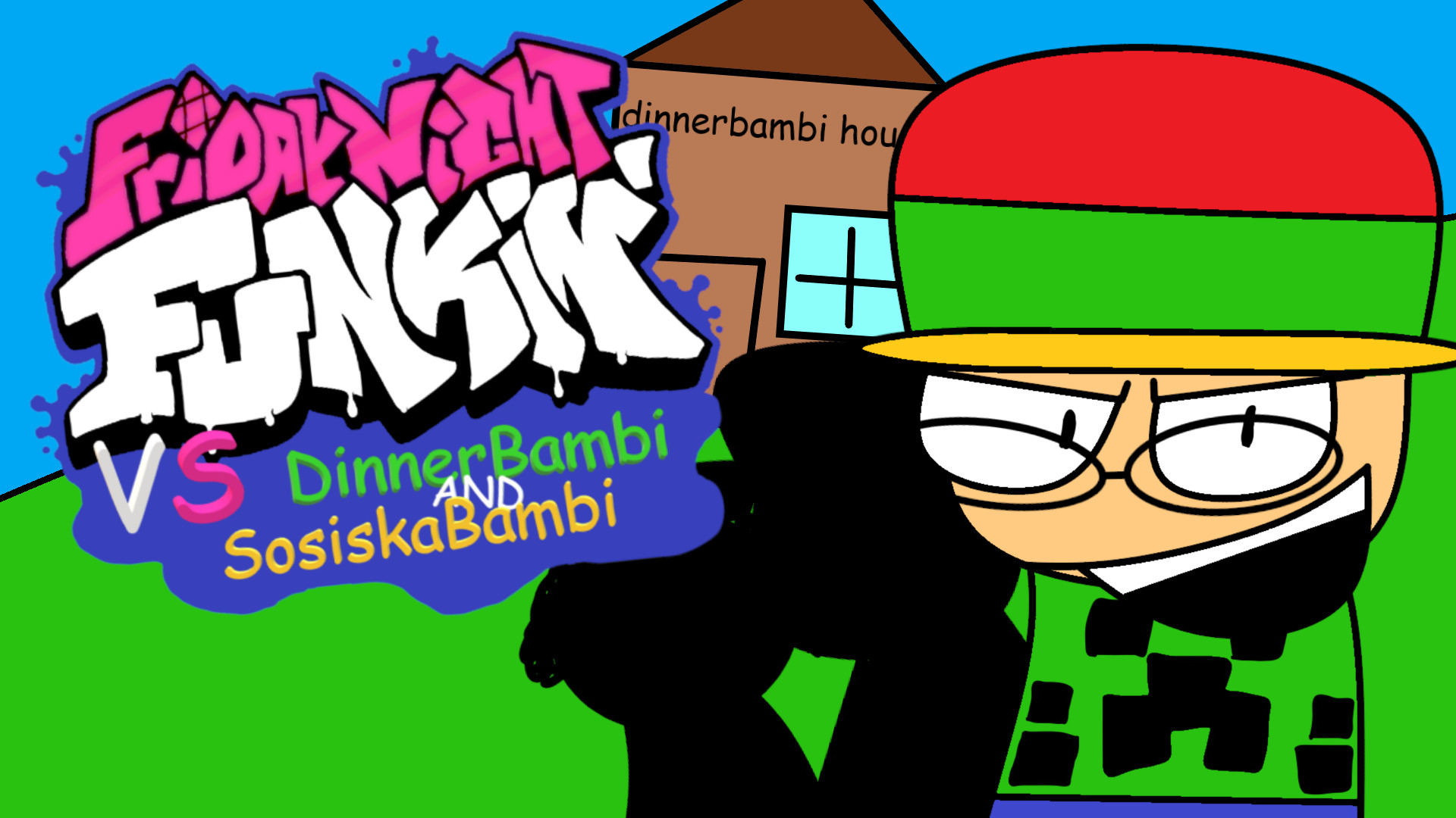 DinnerBambi and SosiskaBambi over Dave and Bambi [Friday Night Funkin ...