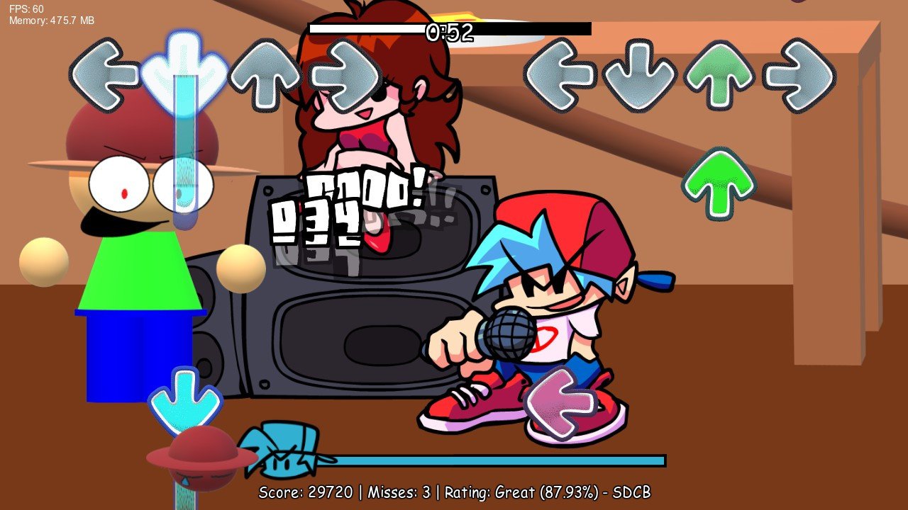 DinnerBambi and SosiskaBambi over Dave and Bambi [Friday Night Funkin ...