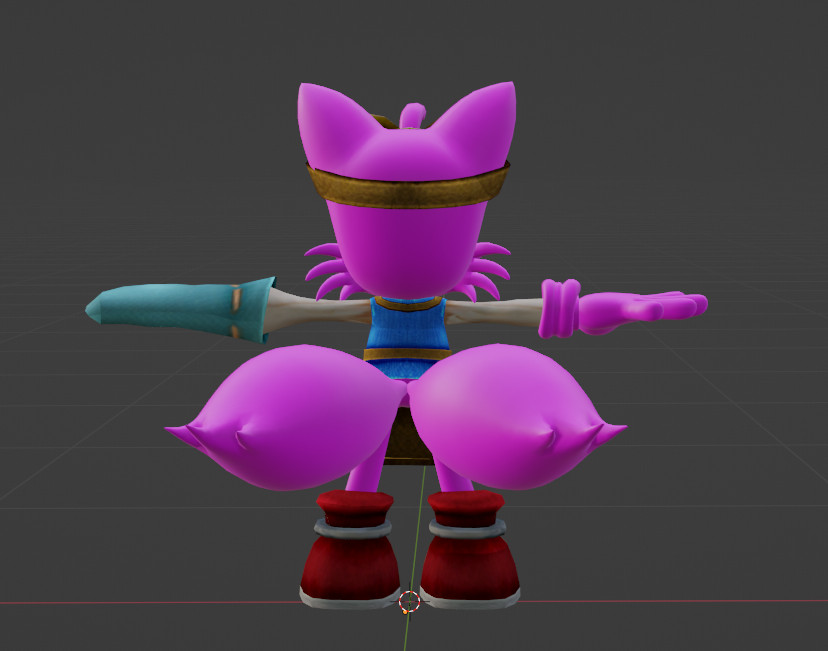 Blacksmith tails Work In Progress for Sonic Frontiers | Frontiers Works ...