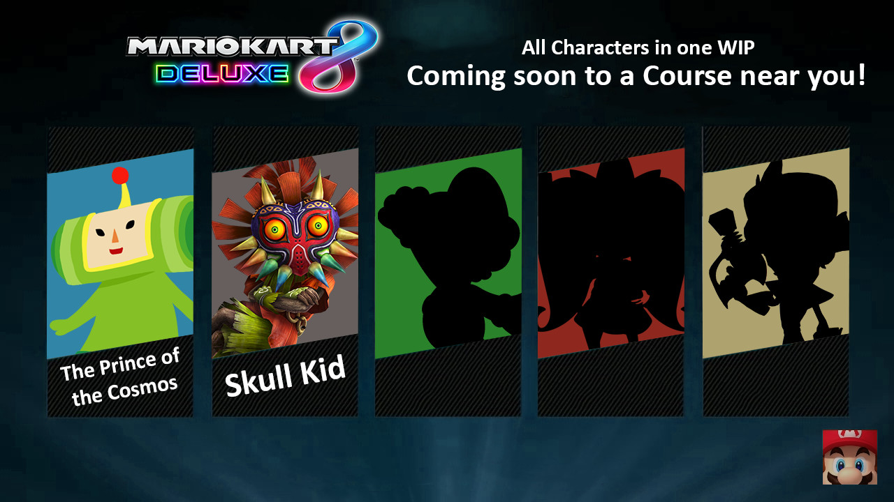 Mario Kart 8 Deluxe Character Pack Work In Progress for Mario Kart 8 Deluxe | MK8D Works In Progress