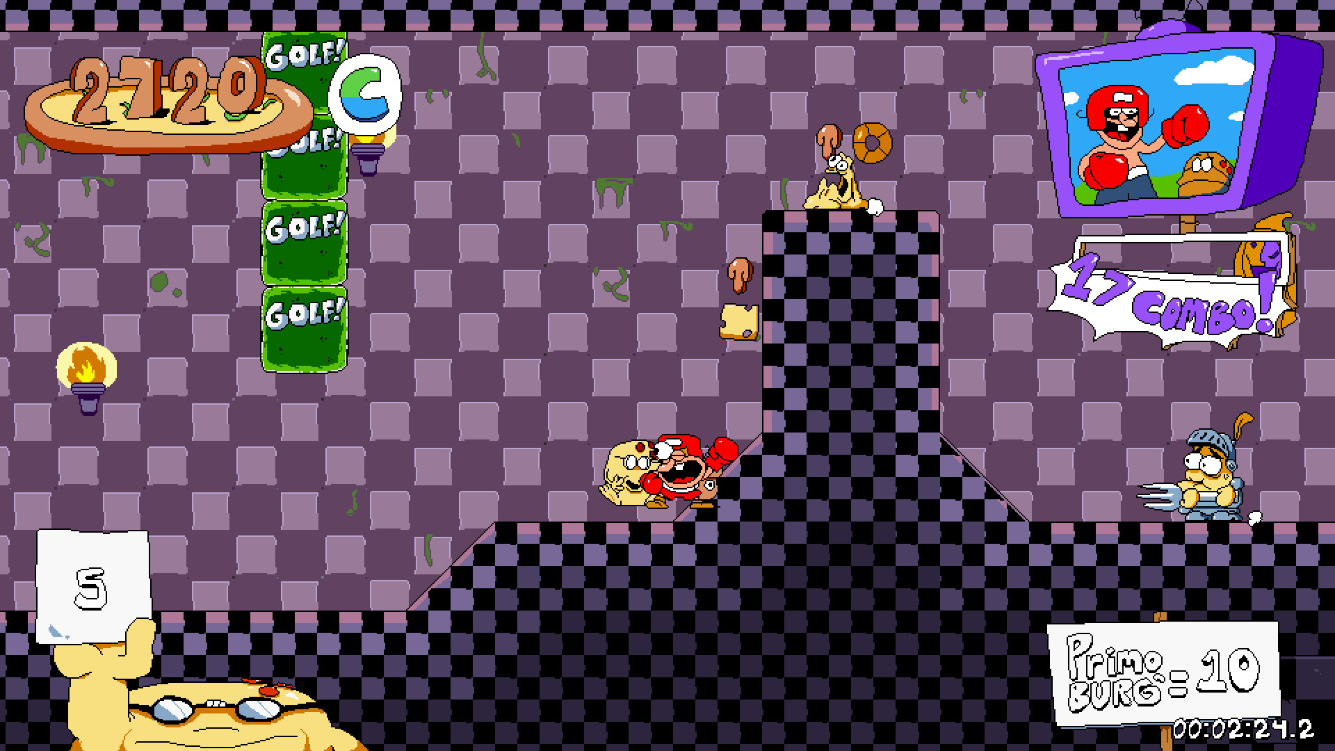 Golf Tower [Pizza Tower] [Works In Progress]