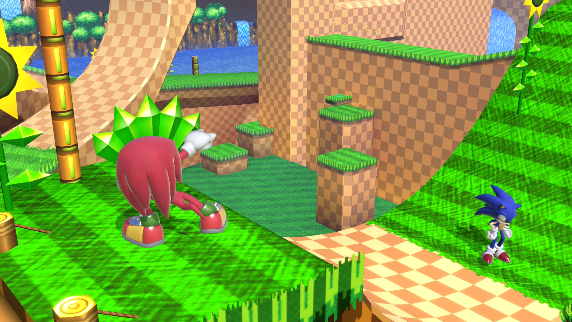 Knuckles the Echidna Moveset Work In Progress for Super Smash Bros ...