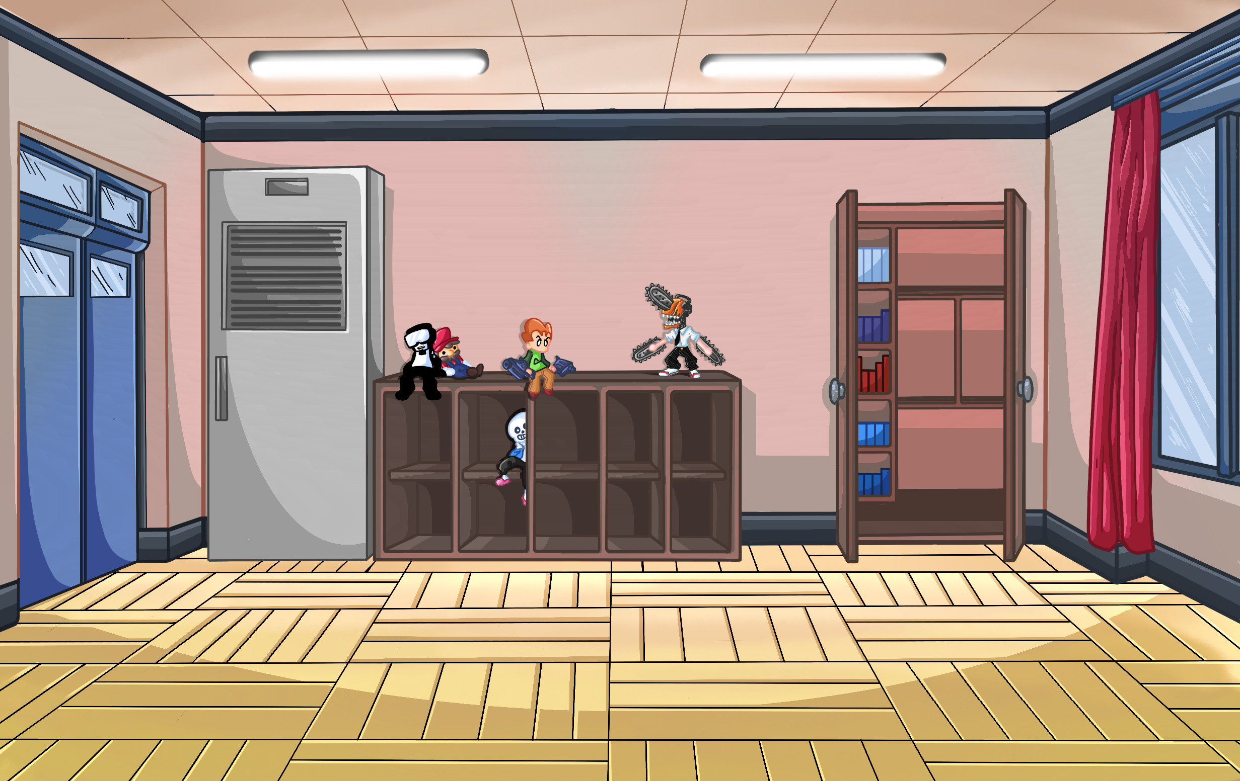 FNF: A Whole New Universe - A Doki Doki Disaster! [Friday Night Funkin ...