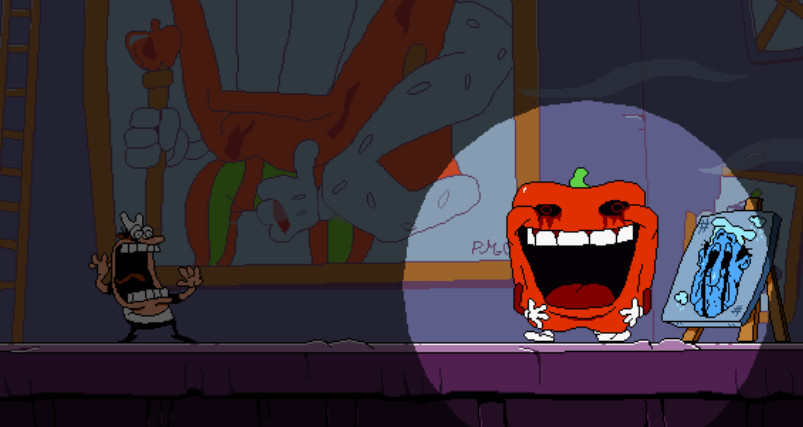 Pepperman.Exe : Distorted Paintings Work In Progress for Pizza Tower ...