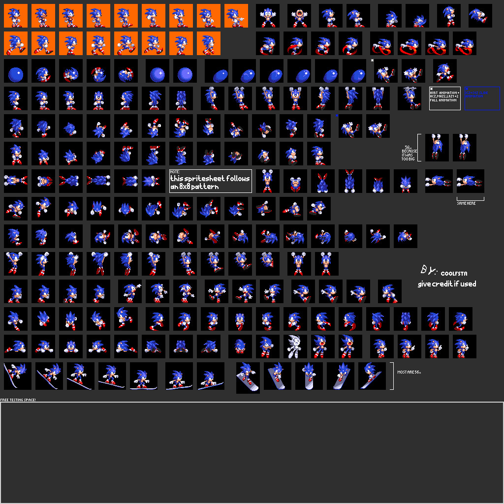 Pre-rendered 3D Sonic (WIP) Work In Progress for Sonic 3 A.I.R. | S3AIR Works In Progress