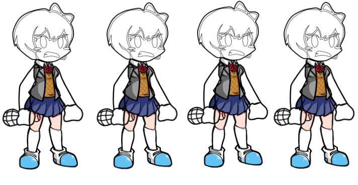Angry Sayori Work In Progress for Friday Night Funkin' | FNF Works In ...