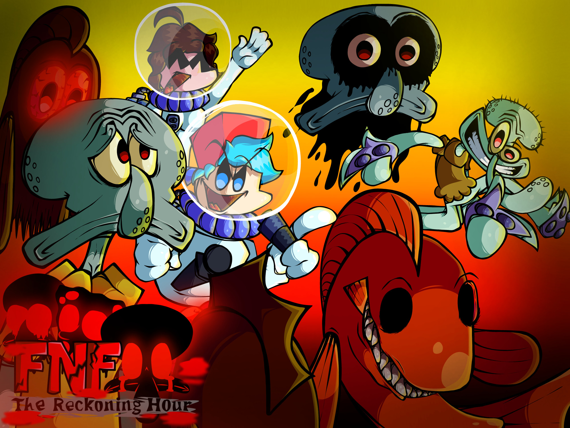 [SENSITIVE CONTENT] FNF The Reckoning Hour Work In Progress for Friday ...