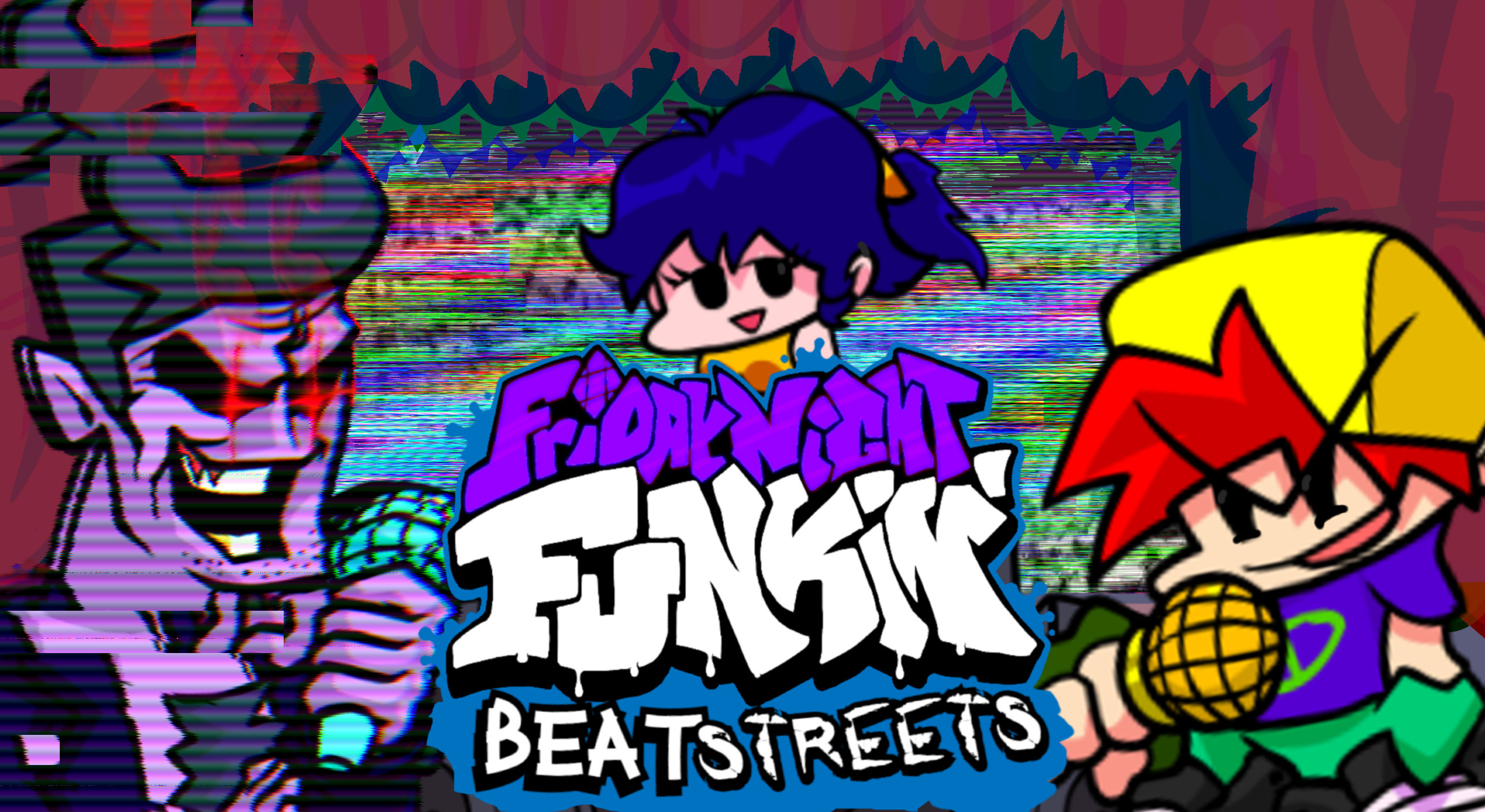 FNF beatstreets week 4 + redesign update Work In Progress for Friday ...