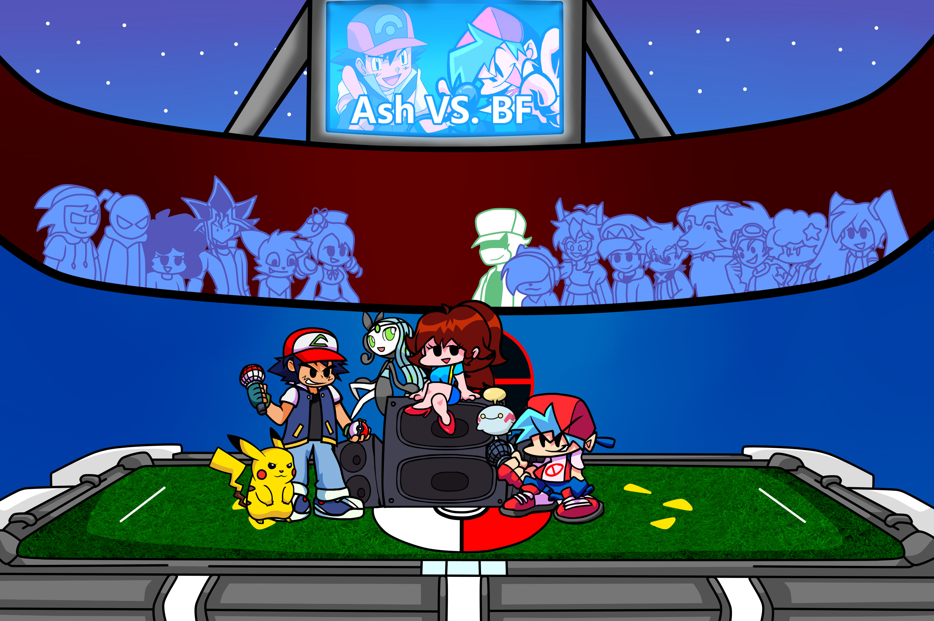 Friday Night Funkin' VS Ash Ketchum - Help Wanted [Friday Night Funkin ...