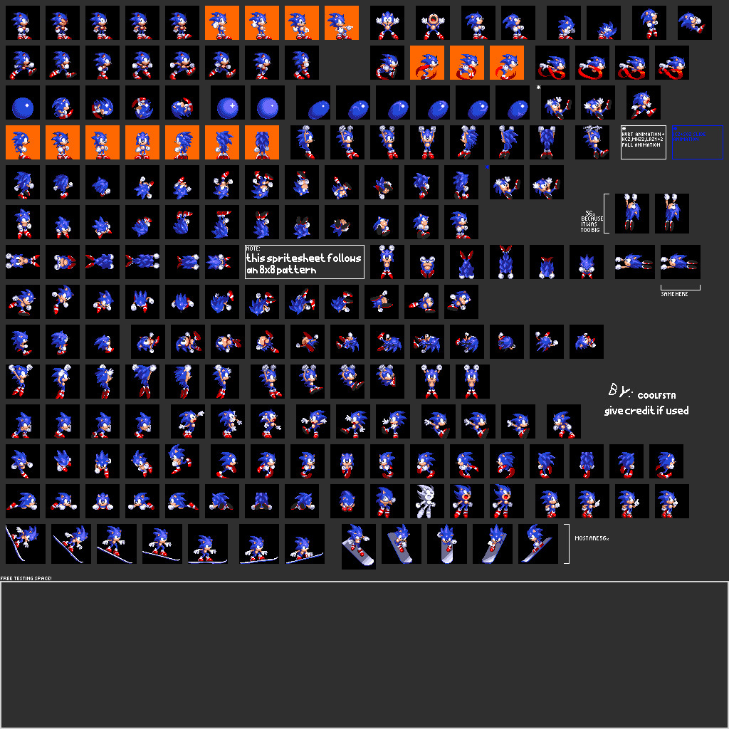 Pre-rendered 3D Sonic (WIP) Work In Progress for Sonic 3 A.I.R. | S3AIR ...