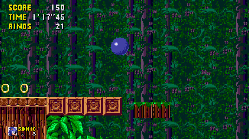 Wood Zone in Sonic 1 Forever(WIP)(OUT NOW) Work In Progress for Sonic ...