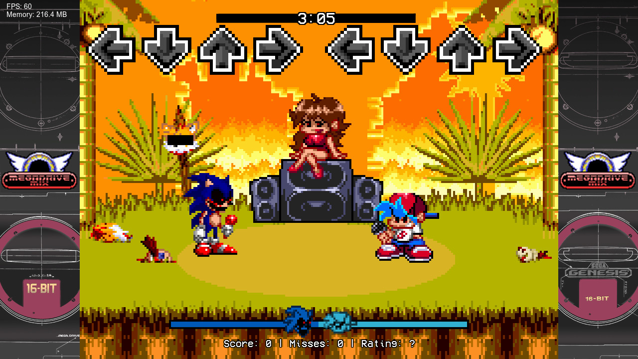 Vs. Sonic.EXE: Mega Drive Mix [Friday Night Funkin'] [Works In Progress]