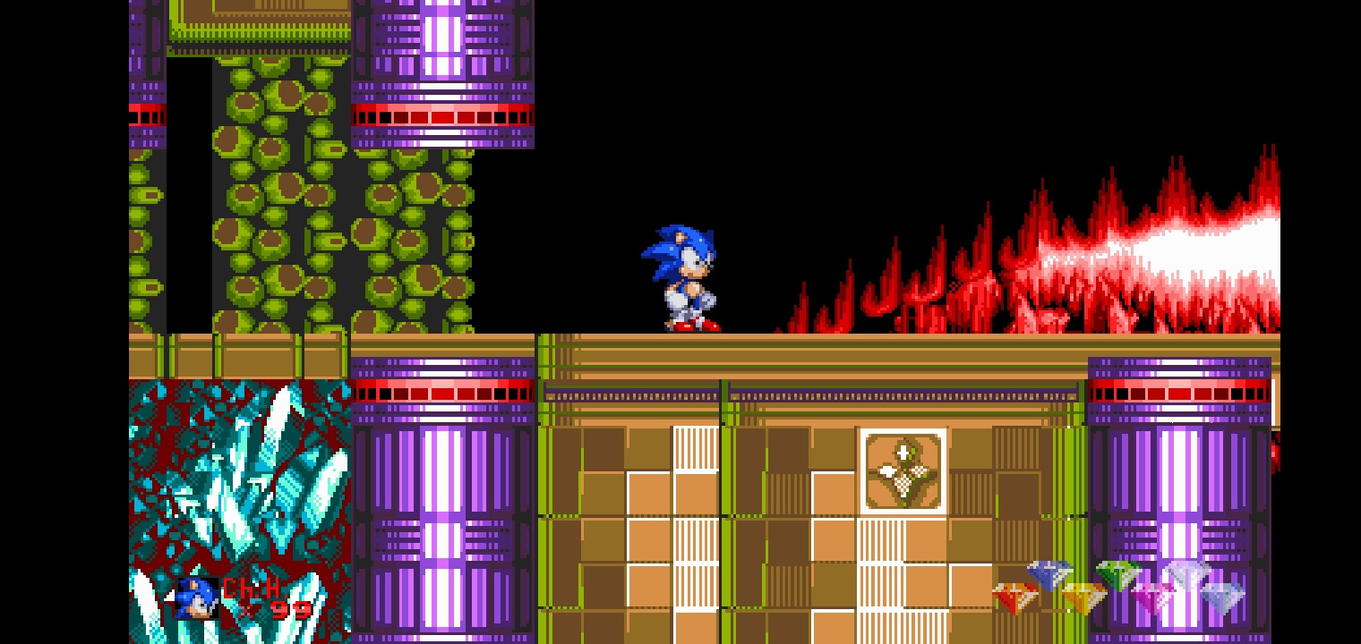 Modgen chaos hunter over knuckles [Sonic 3 A.I.R.] [Works In Progress]