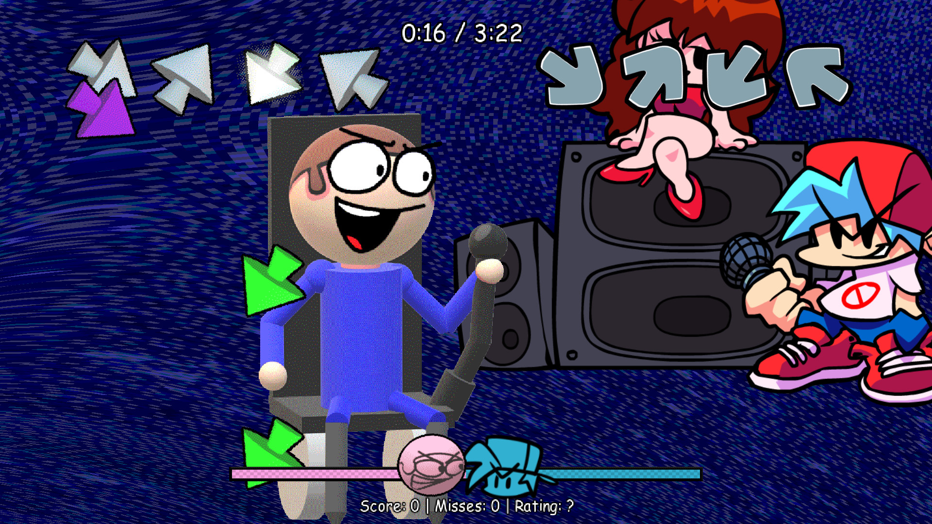 Dave & Bambi Golden Apple (Psych Engine) Work In Progress for Friday ...