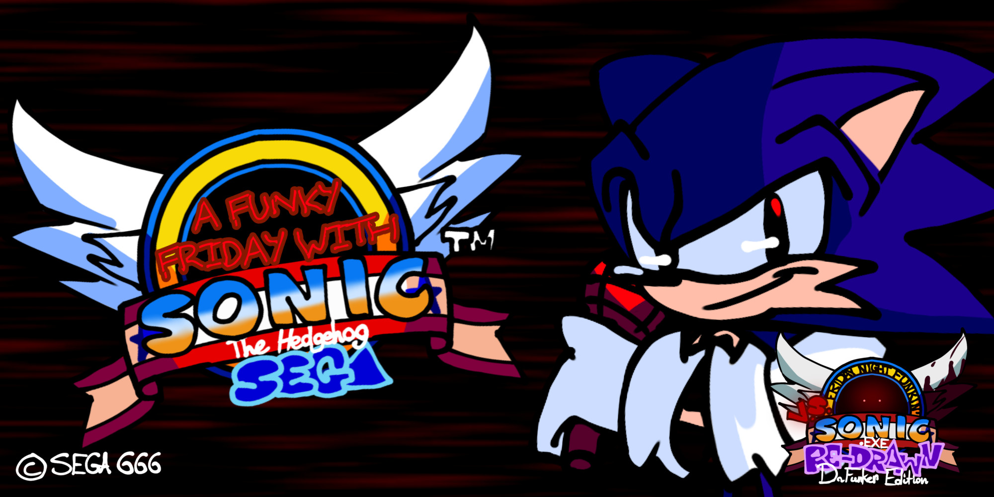 Friday Night Funkin': Vs Sonic.EXE Re-Drawn' [Friday Night Funkin ...