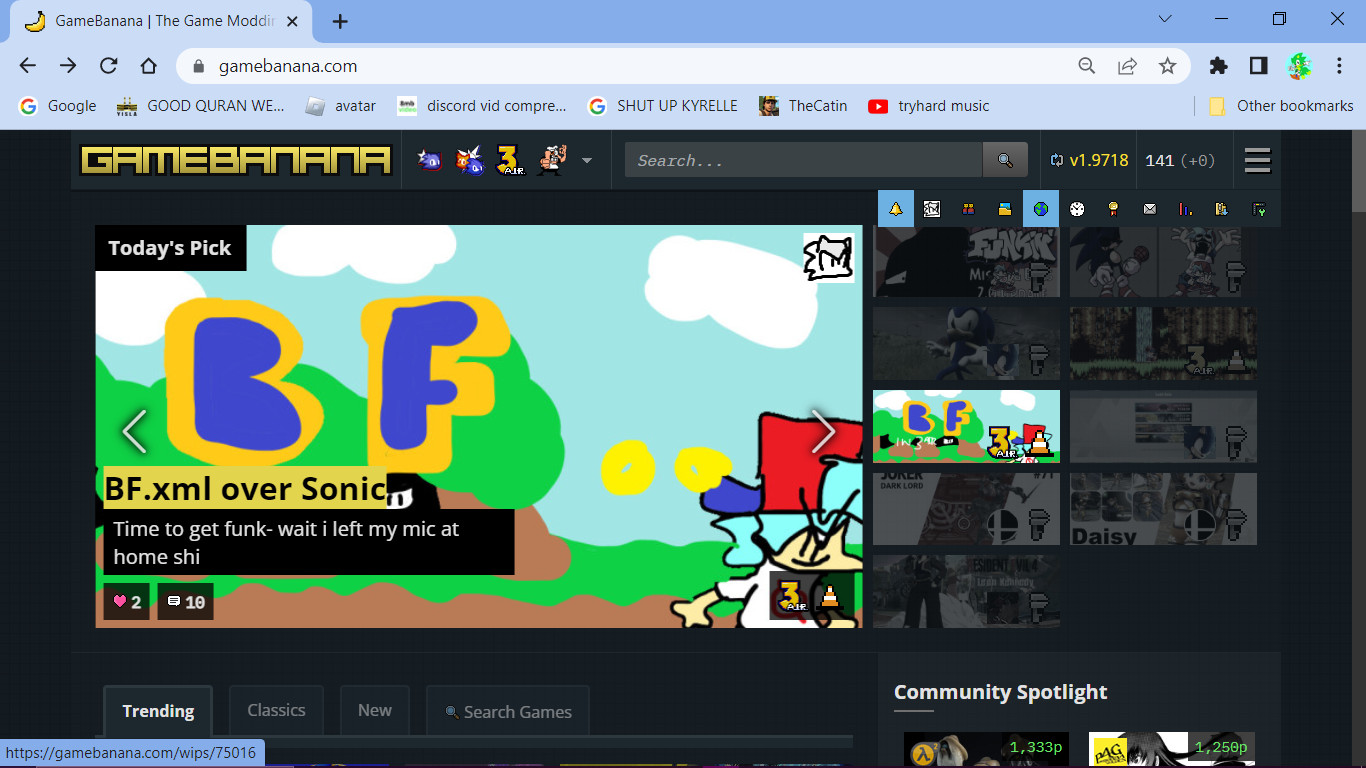 (Beta, cancelled) BF.xml over Sonic Work In Progress for Sonic 3 A.I.R ...