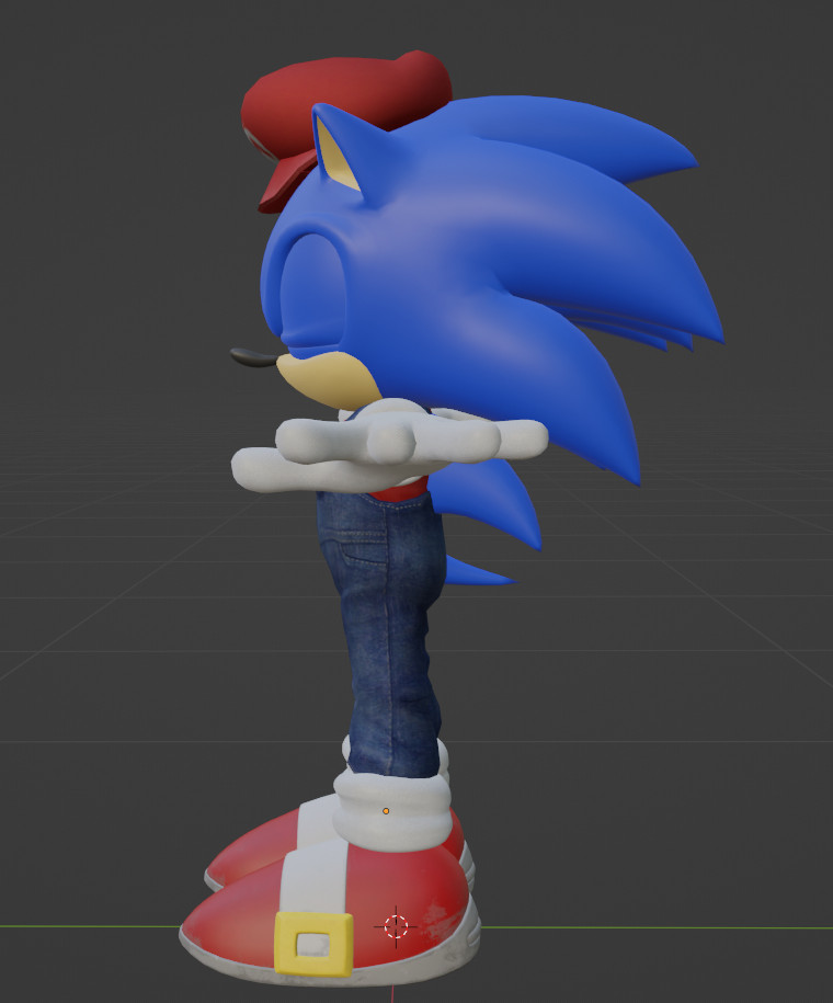 Sonic in Mario's Clothing [Sonic Frontiers] [Works In Progress]