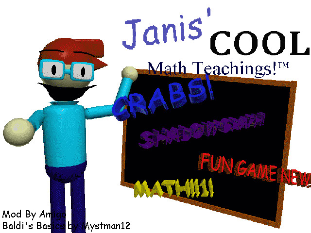 Janis' Cool Math Teachings! Work In Progress for Baldi's Basics | Baldi ...