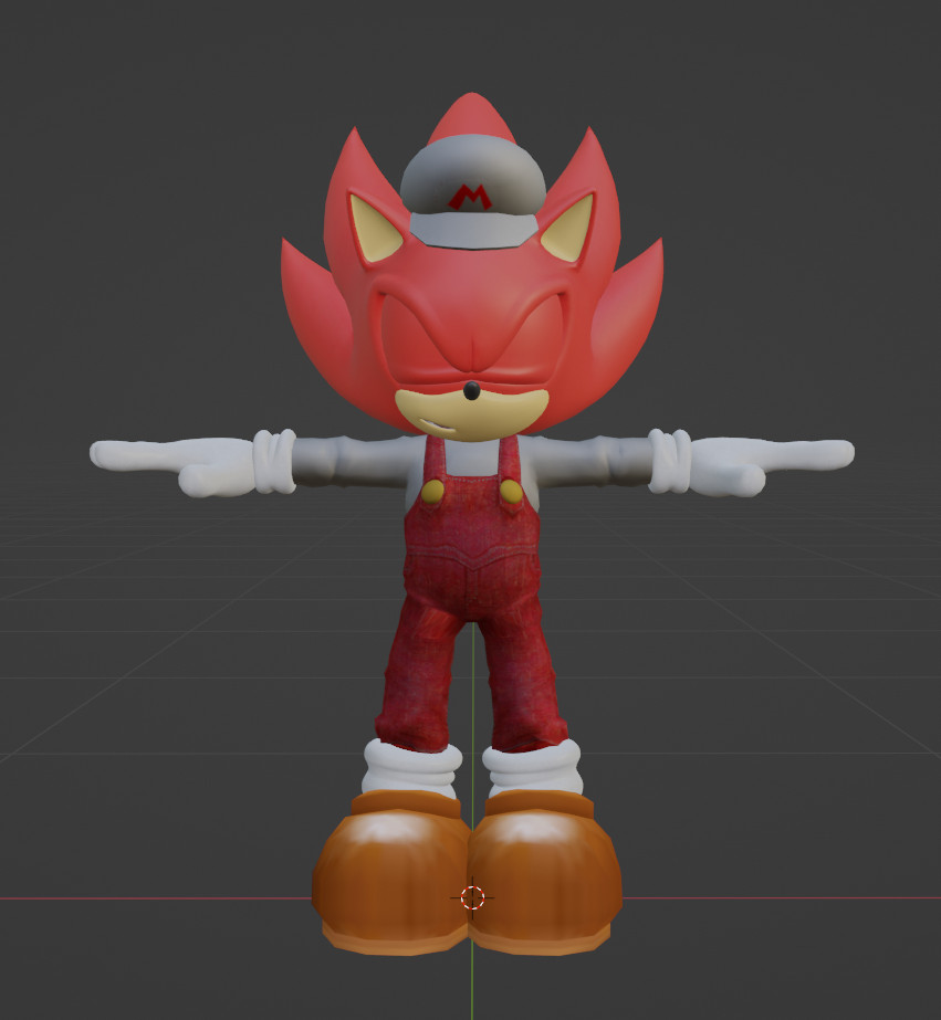Sonic in Mario's Clothing [Sonic Frontiers] [Works In Progress]