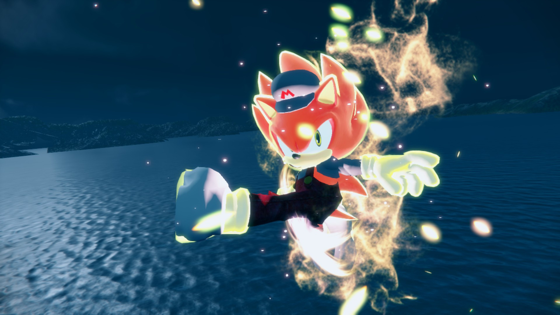 Sonic in Mario's Clothing Work In Progress for Sonic Frontiers ...