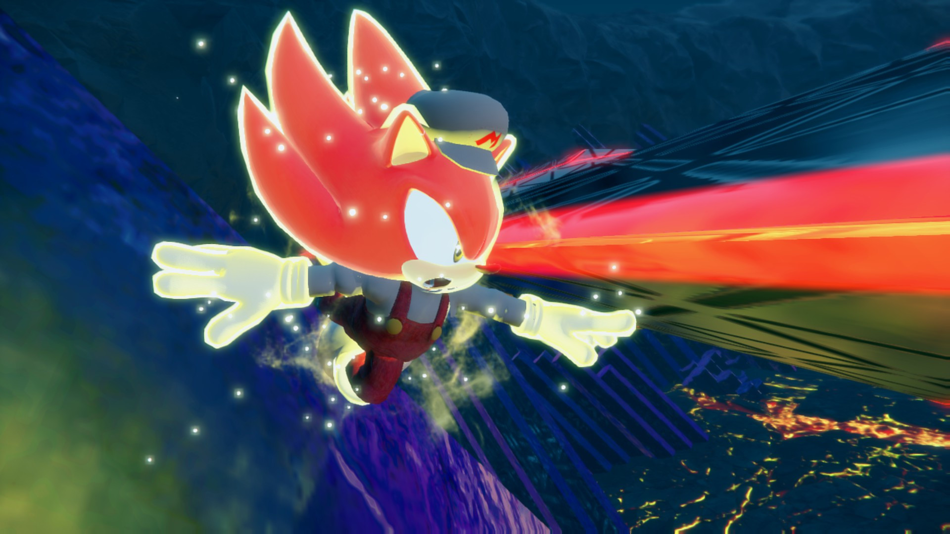 Sonic in Mario's Clothing [Sonic Frontiers] [Works In Progress]