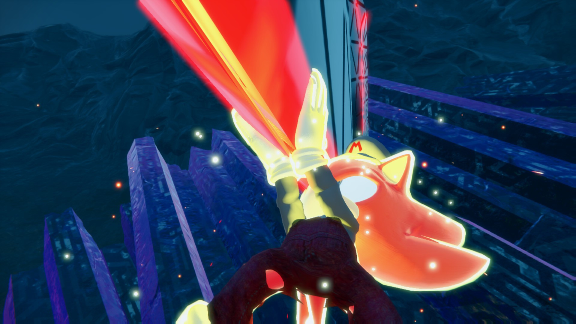 Sonic in Mario's Clothing Work In Progress for Sonic Frontiers ...