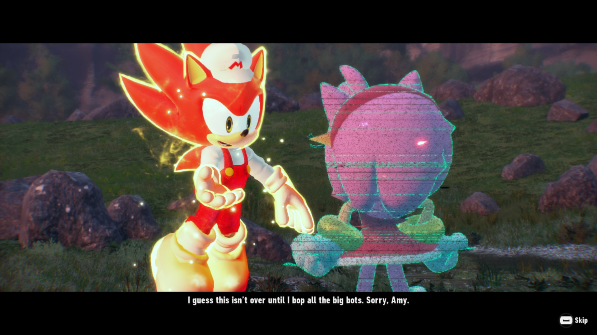 Sonic in Mario's Clothing Work In Progress for Sonic Frontiers ...