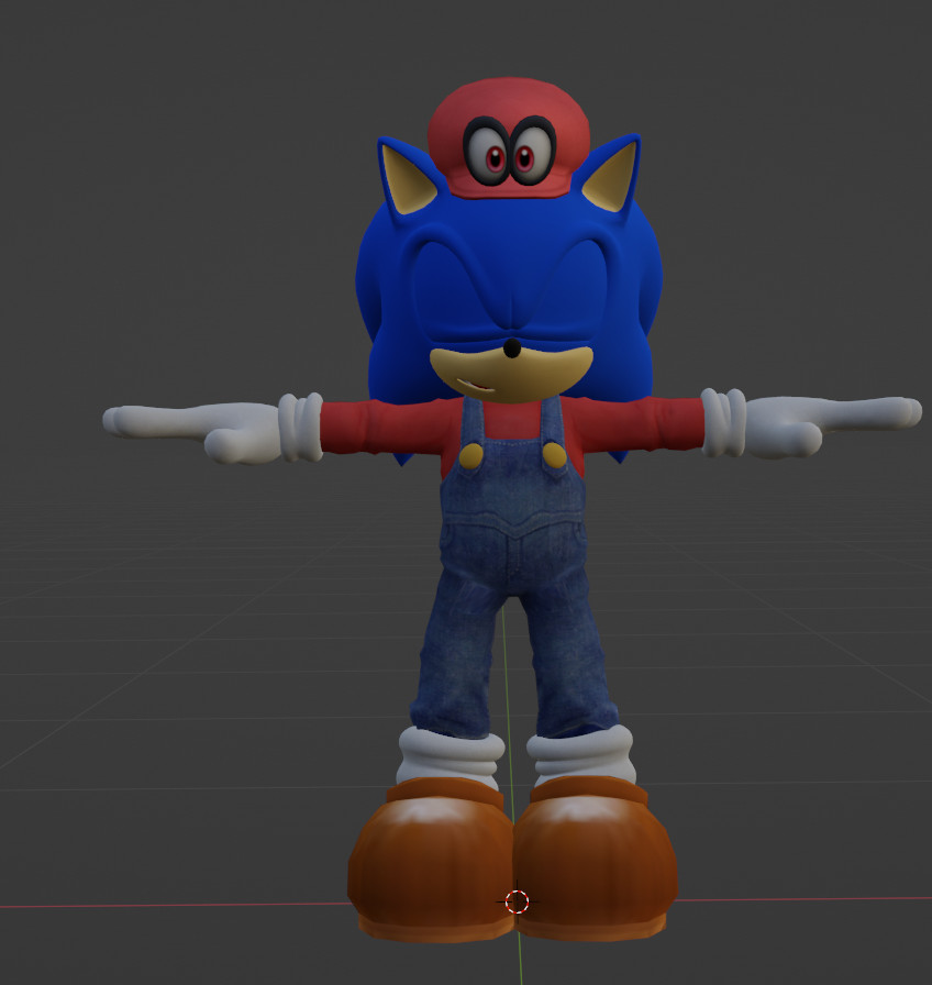 Sonic in Mario's Clothing [Sonic Frontiers] [Works In Progress]