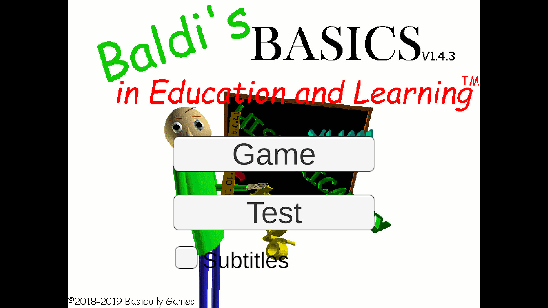 Subtitle system [Baldi's Basics] [Works In Progress]