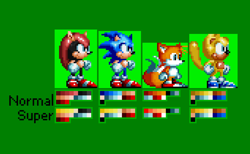 Mania and S3 sprites [Sonic 3 A.I.R.] [Works In Progress]