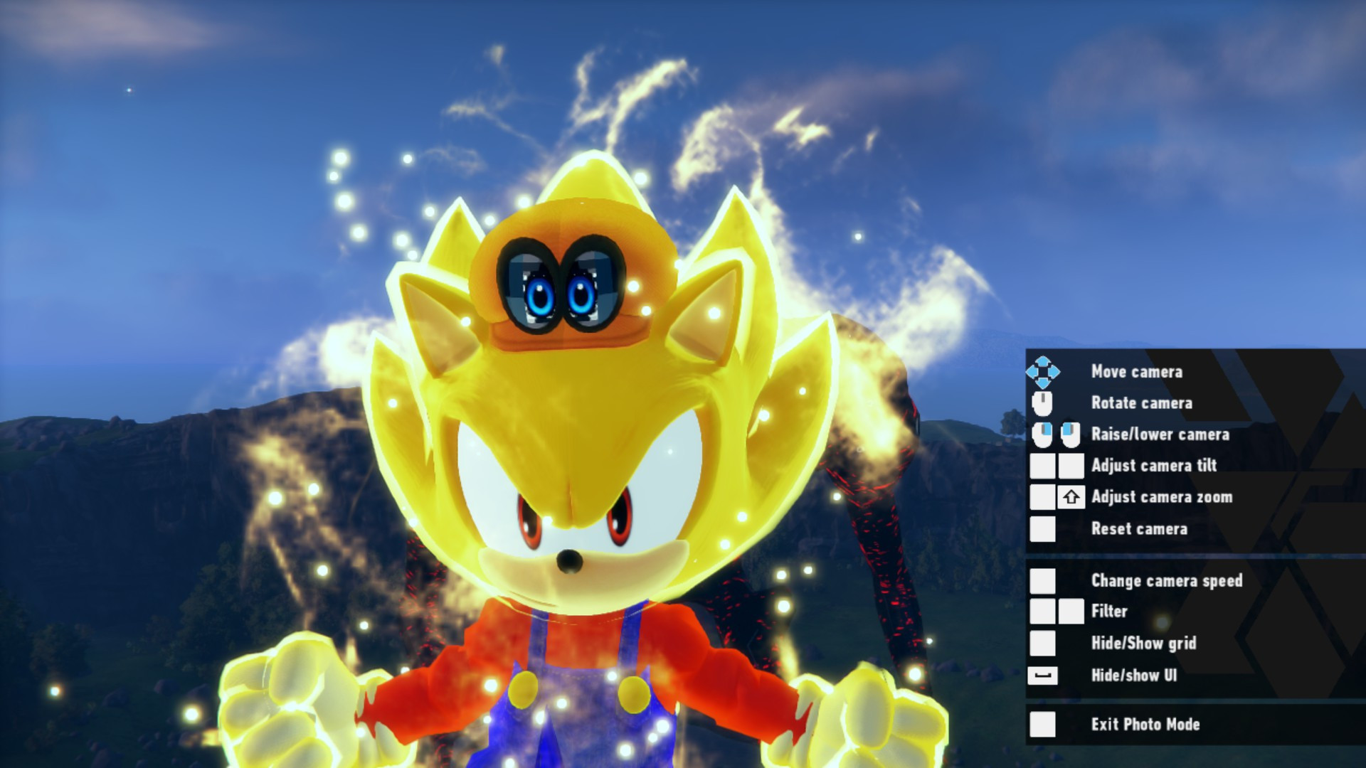 Sonic in Mario's Clothing [Sonic Frontiers] [Works In Progress]