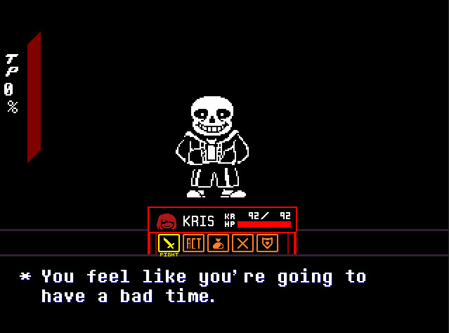 Sans's Deception [Deltarune] [Works In Progress]