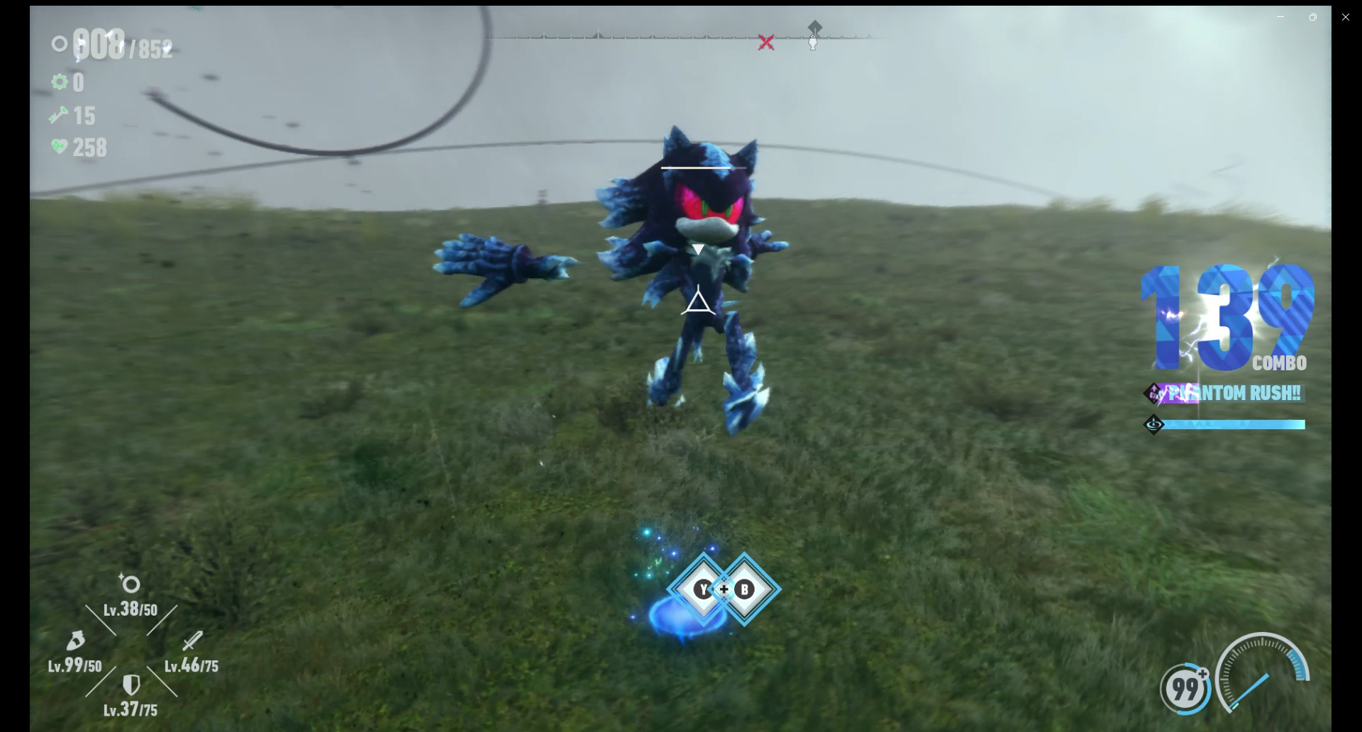 Mephiles over Master Ninja Work In Progress for Sonic Frontiers | Frontiers Works In Progress