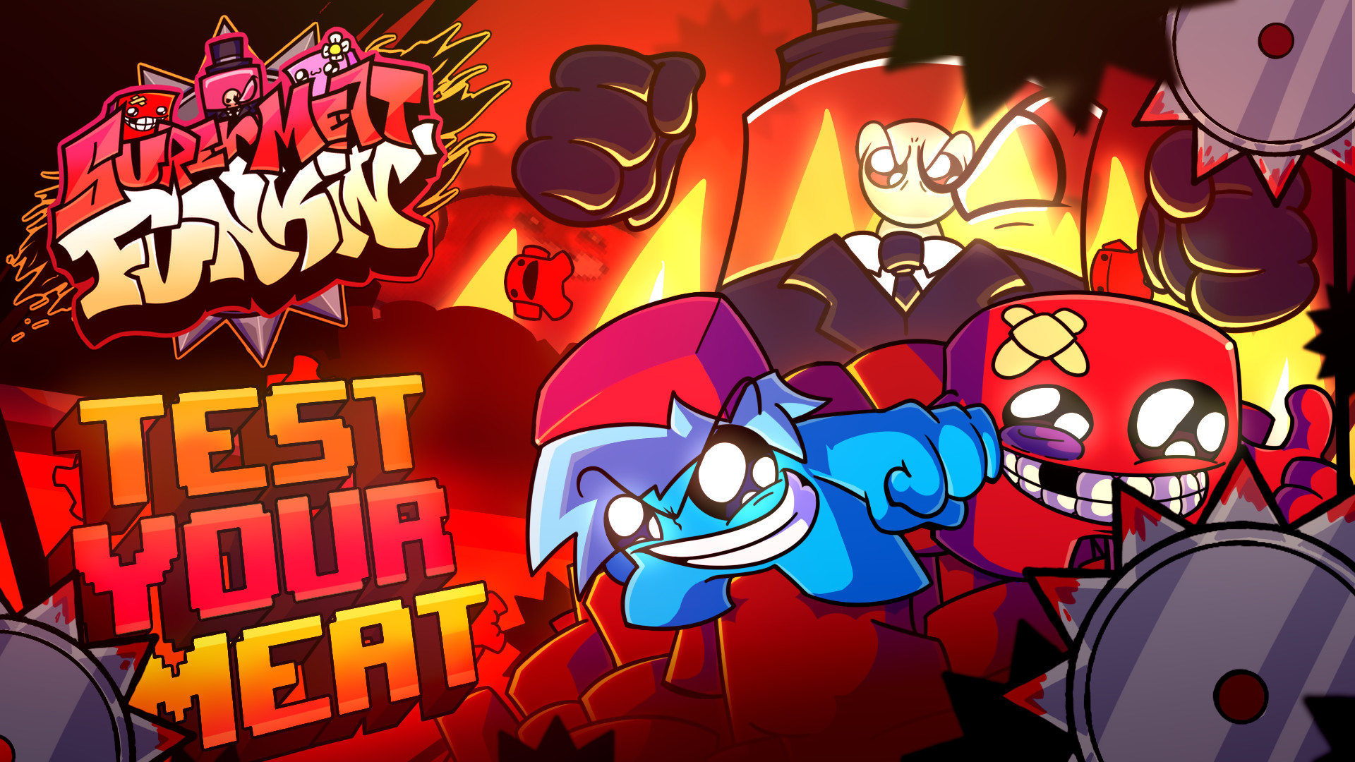 Super Meat Funkin' Work In Progress for Friday Night Funkin' | FNF Works In Progress